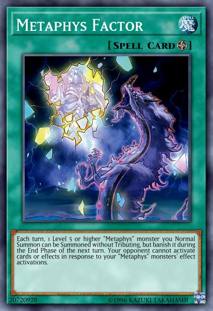 Metaphys Factor | Duel Links & Master Duel | YuGiOh! Duel Links - GameA