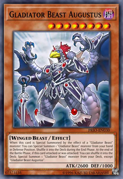 Gladiator Beast Augustus | Decks and Tips | YuGiOh! Duel Links - GameA