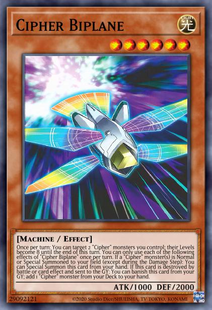 Cipher Biplane | YuGiOh! Duel Links - GameA