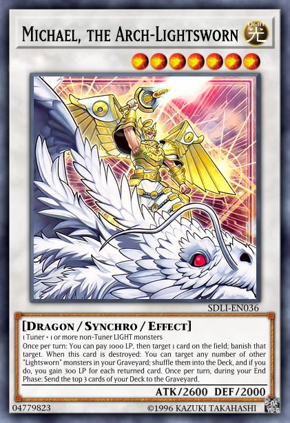 Michael, the Arch-Lightsworn | Decks and Ruling | YuGiOh! Duel Links ...